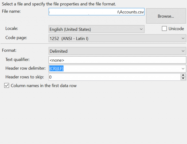 How To Import A Flat File Into A Sql Server Database Using Ssis Geohernandez