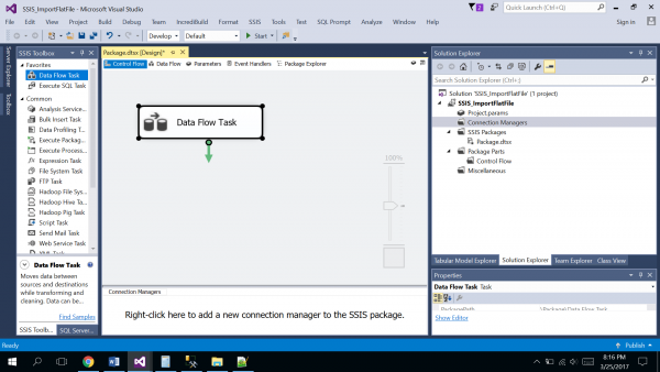 How To Import A Flat File Into A Sql Server Database Using Ssis Geohernandez