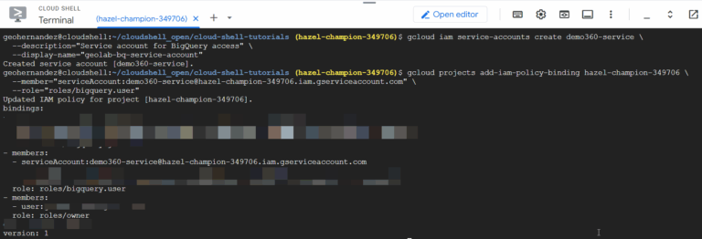 Quick Guide: BigQuery Service Account Setup Using gcloud – geohernandez